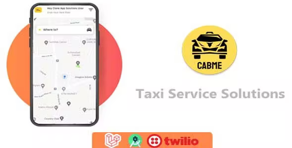Cabme - Enterprise Level Complete Taxi App Android + Web - Nulled