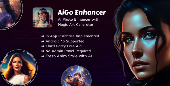 AiGO Enhancer : AI Image Editor with Magic Photo Art Generator | In app ...